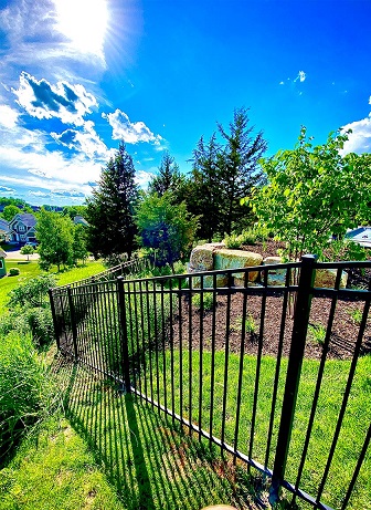 Wrought Iron Fence On Incline Wrought Iron Fence Company In Grapevine,